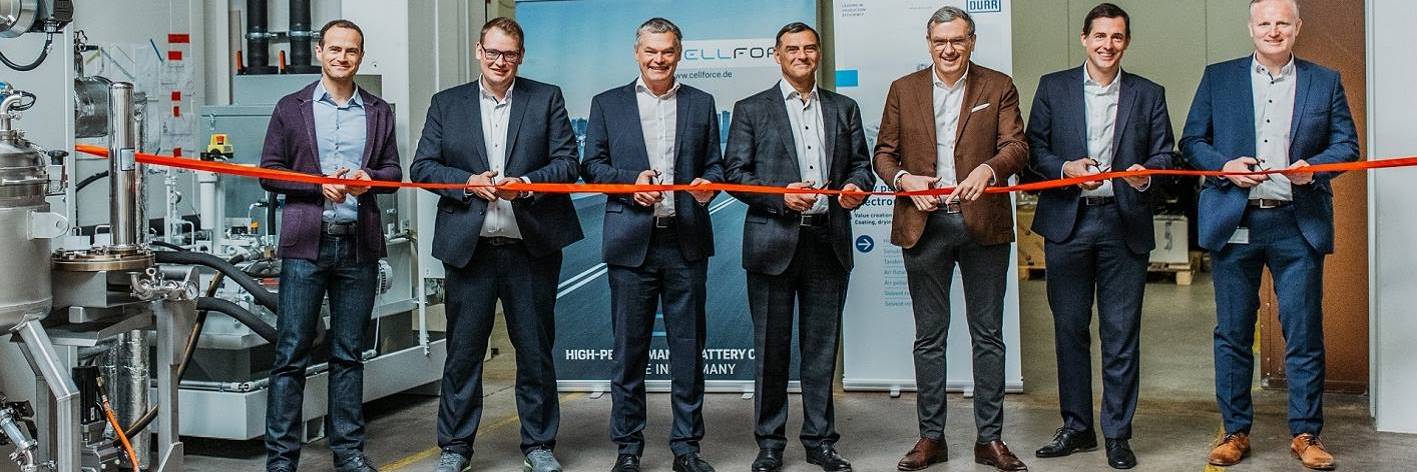 Cellforce Group and Dürr AG successfully establish joint mass ...